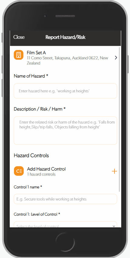 How to report a Hazard from the Mobile App (reskin) - SetConnect Help ...