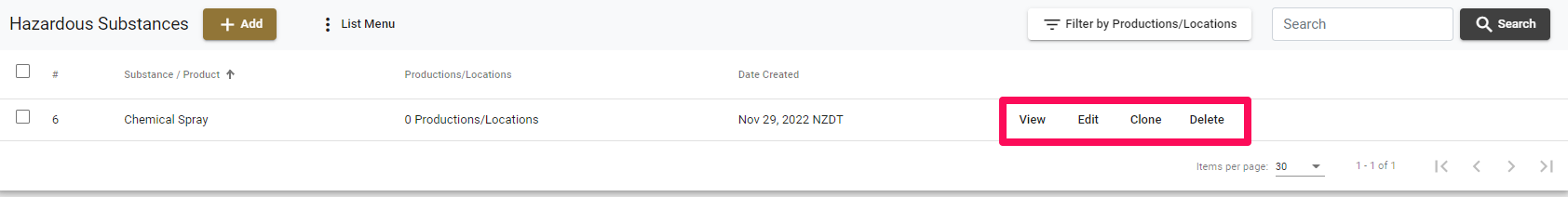 How to manage and create Hazardous Substances - SetConnect Help Center