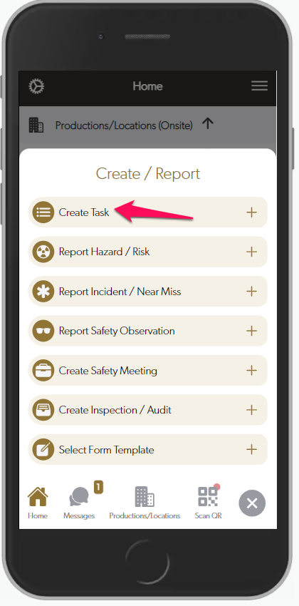 Creating Tasks (Mobile App) - SetConnect Help Center