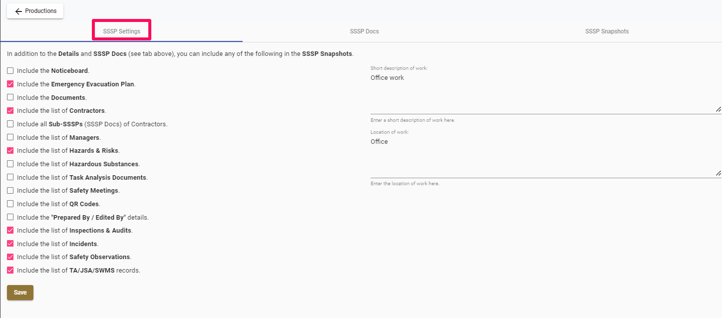 How to collate a Site Specific Safety Plan (SSSP) for a Producton ...
