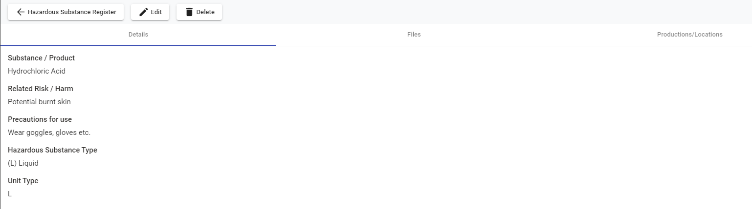 How to add and create Hazardous Substances (2023 release) - SetConnect Help Center