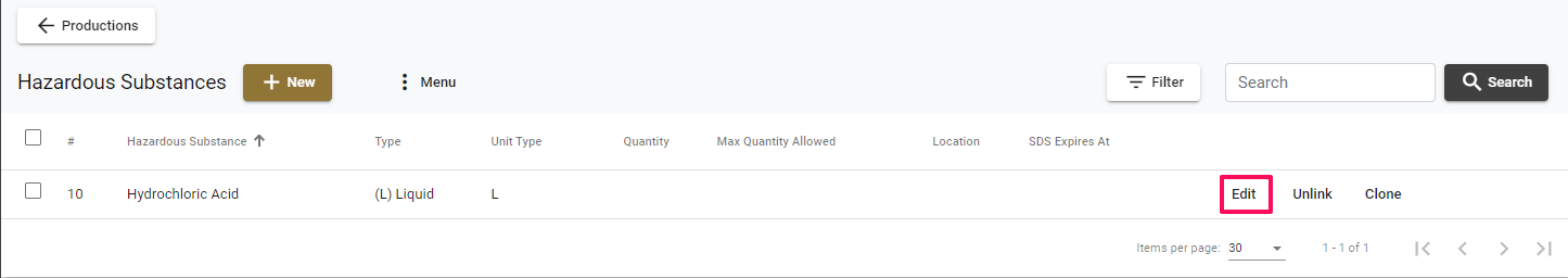 How to add and create Hazardous Substances (2023 release) - SetConnect Help Center